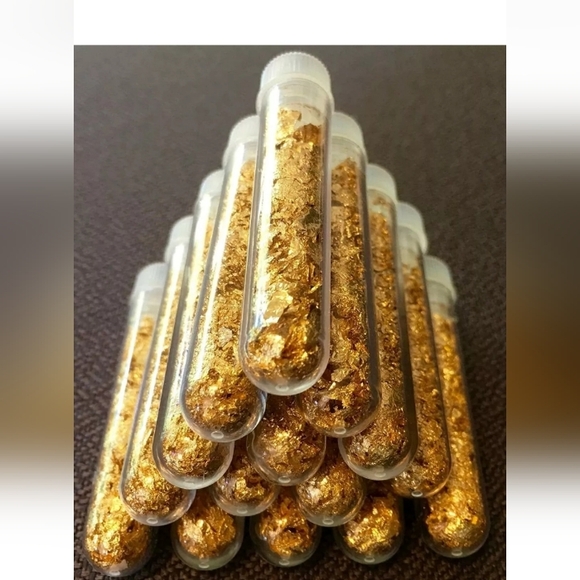 Accessories | 25 Large Vials 5ml 24k Gold Flakes 26 | Poshmark